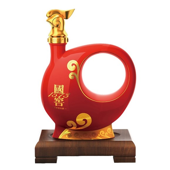55度国窖1573酒春酿金鸡啼祥1L - 昆明懿德酒业有限公司